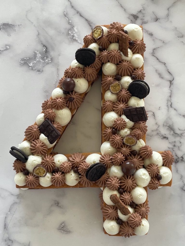 Number cake ou Letter cake - M&E Pâtisseries